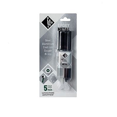 ELASTOTET - ΚΟΛΛΑ ΕΠΟΞΕΙΔΙΚΗ 2 ΣΥΣΤΑΤΙΚΩΝ ΕΝΕΣΙΜΗ METAL 28ml (E.00010)