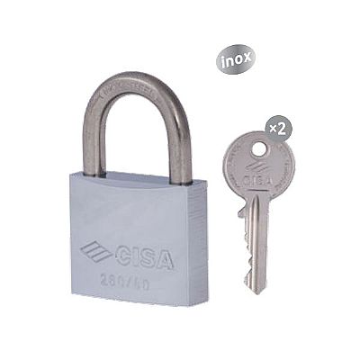 CISA - ΛΟΥΚΕΤΟ ΑΝΟΞΕΙΔΩΤΟ ΒΑΡΥΣ ΤΥΠΟΣ ΙΤΑΛΙΑΣ ΜΕ 2 ΚΛΕΙΔΙΑ (26020-30)