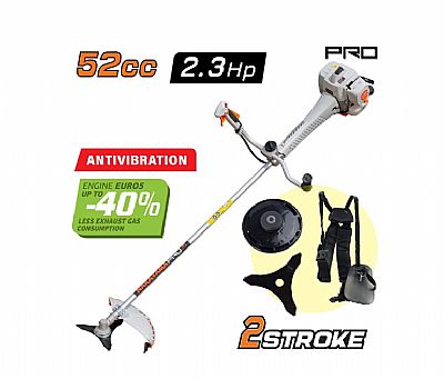 NAKAYAMA - PB5600 PRO ΘΑΜΝΟΚΟΠΤΙΚΟ ΒΕΝΖΙΝΗΣ 52cc 2.3hp ΑΝΤΙΔΟΝΗΣΗ (033790)