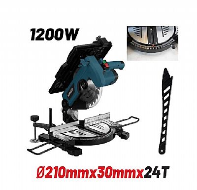 BORMANN - BDX2150 ΦΑΛΤΣΟΠΡΙΟΝΟ 2 ΕΡΓΑΣΙΩΝ 1200W Φ210mm ΛΕΙΖΕΡ